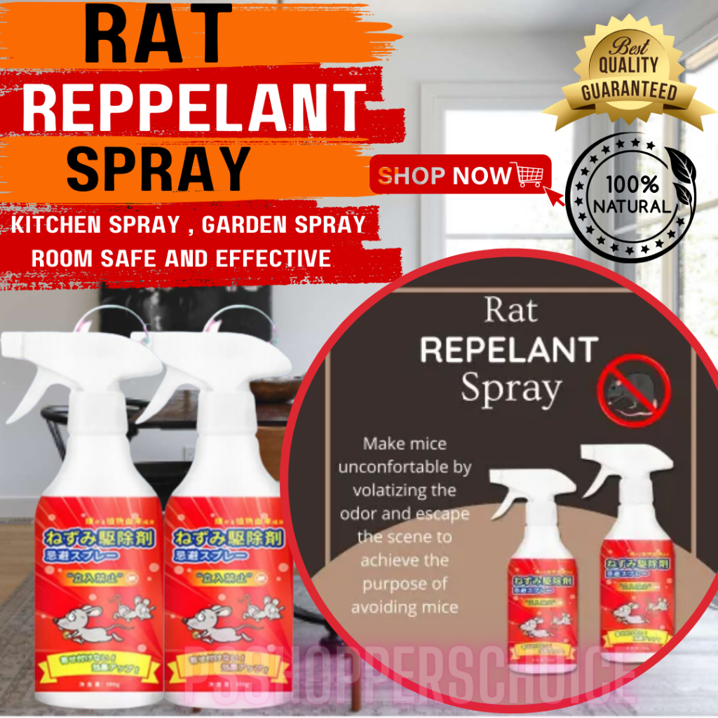 Anti Rat Spray Killer Rat Repellent Spray Can repel mice / cockroaches ...