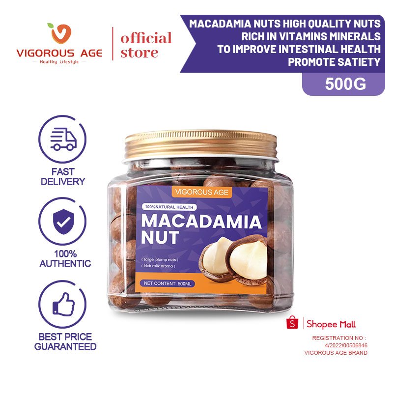 【Buy 1 take 1】Macadamia Nuts Mix Nuts Dietary Supplement Slimming Omega ...