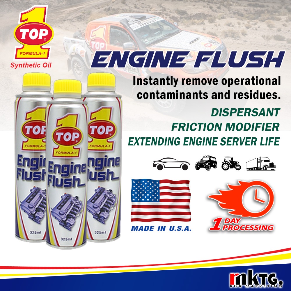TOP1 Formula- Engine Flush 325 ml (For both Gasoline & Diesel Engines ...