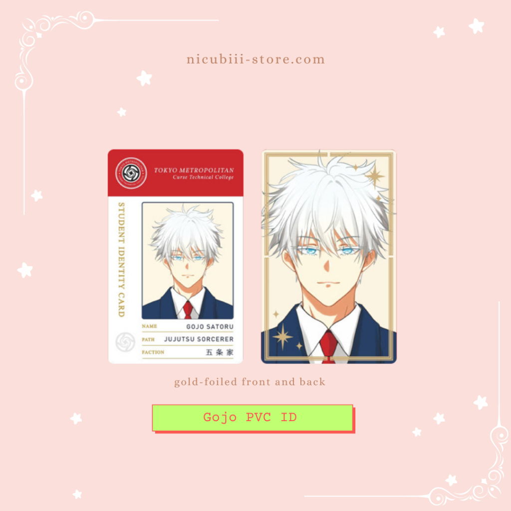 Jujutsu Kaisen Gojo Foil PVC ID | Shopee Philippines
