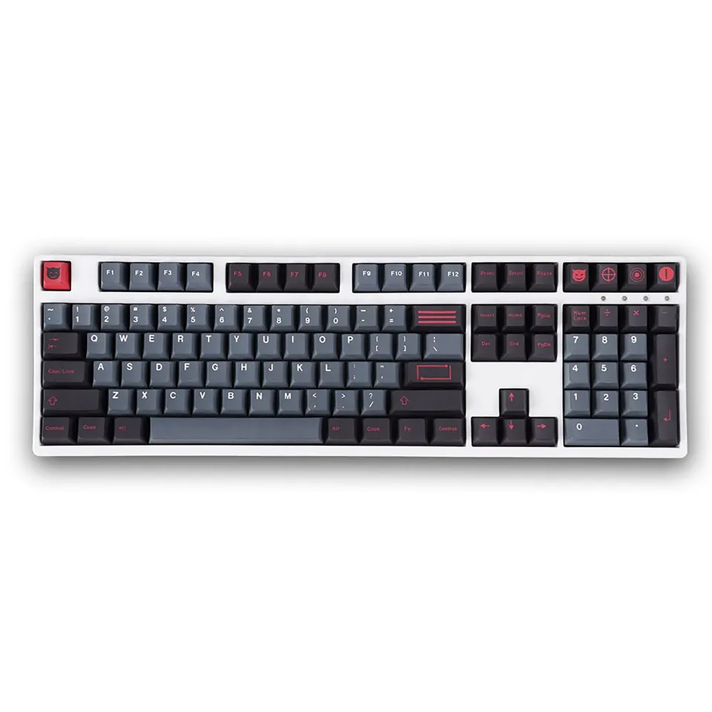 129 Keys Evil Dolch Theme Keycaps Set Cherry Profile PBT Clone | Shopee ...