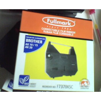 Fullmark Film Ribbon F737BKSC Brother AX 10 15 20 25 12 8mm x 125m KX-R ...