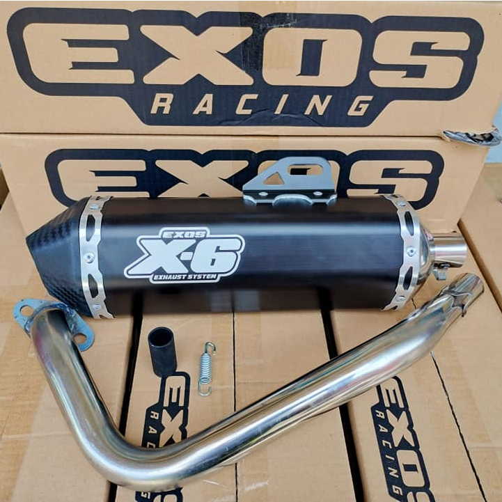 EXOS X6 Silent Pipe MIO/CLICK/SNIPER/AEROX/NMAX/SKYDRIVE/XRM/Sporty/Mio ...