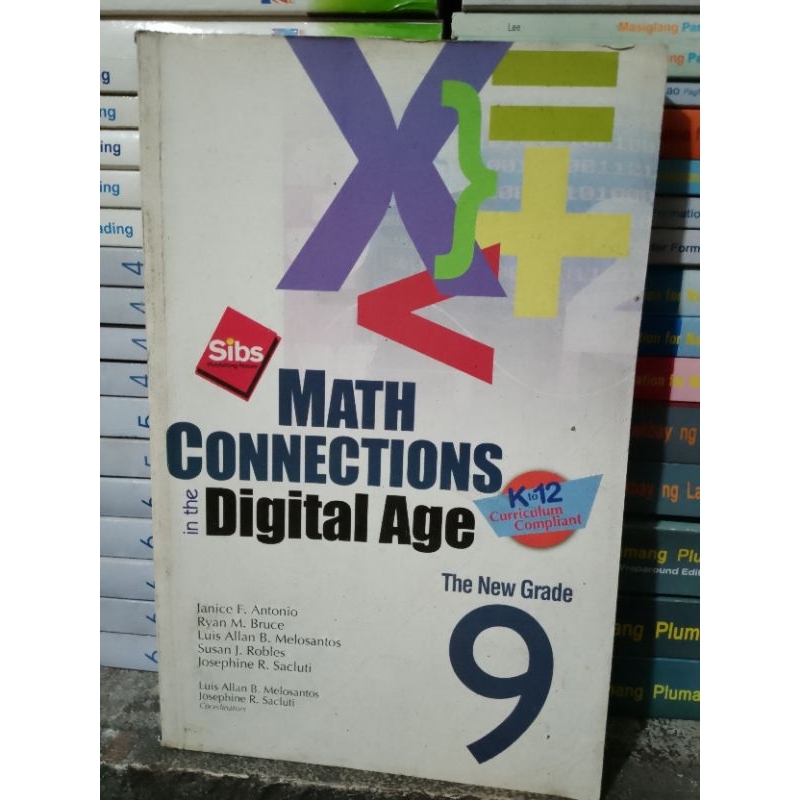 MATH CONNECTION IN THE DIGITAL AGE grade 9 (use | Shopee Philippines