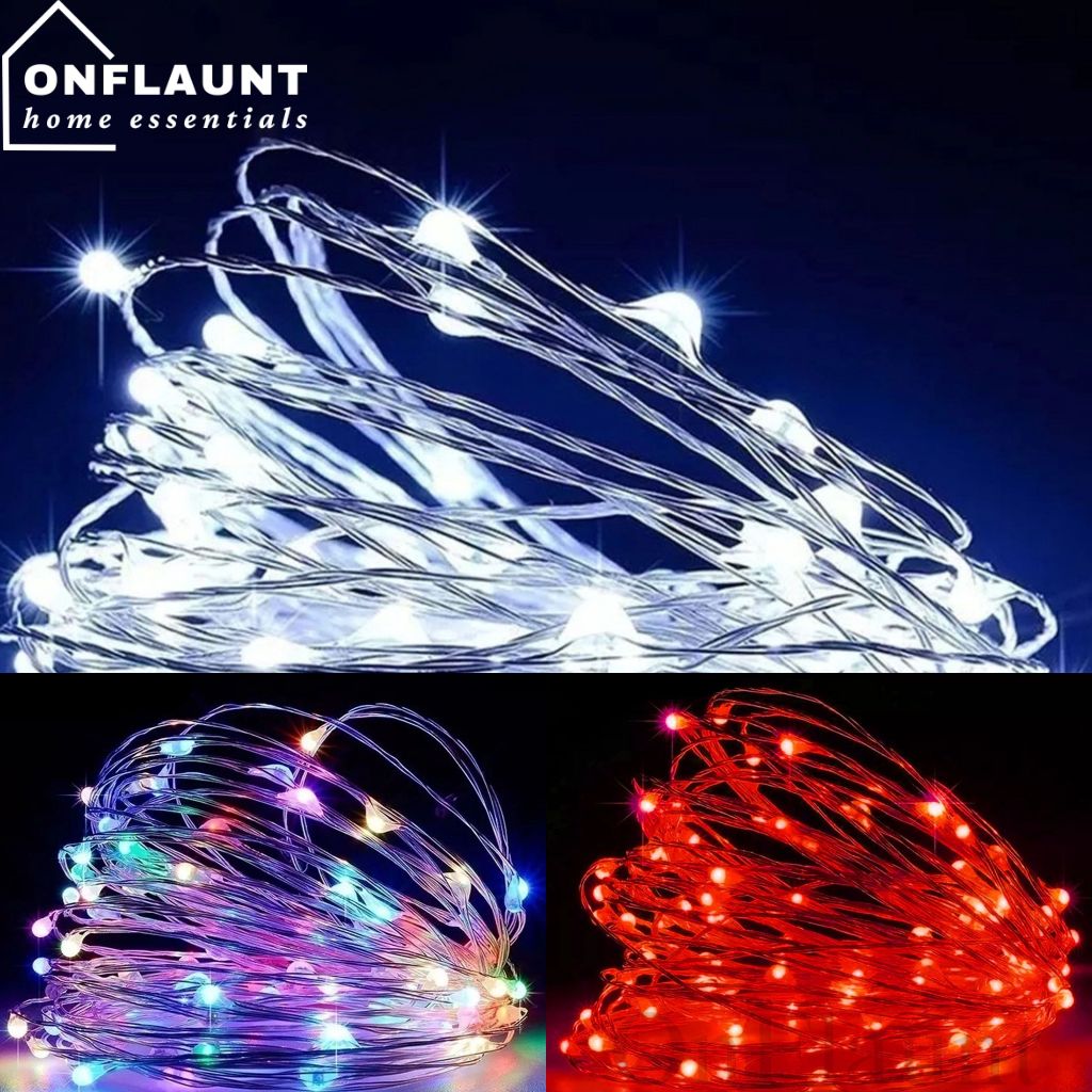 OnFlaunt 1pc 3M | 10M LED Strip Light LED Copper Wire String Light ...