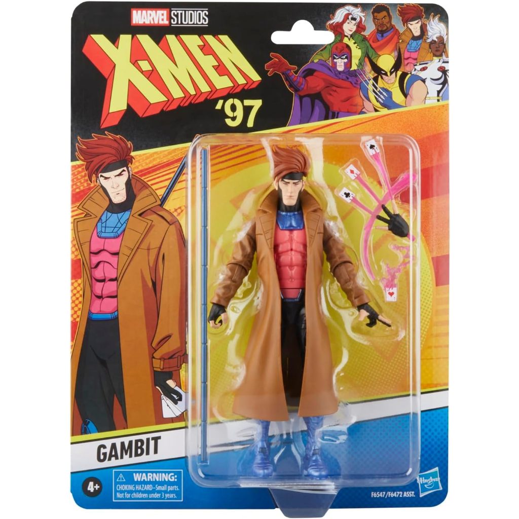 Hasbro Marvel Legends Series Gambit, X-Men ‘97 Collectible 6 Inch ...