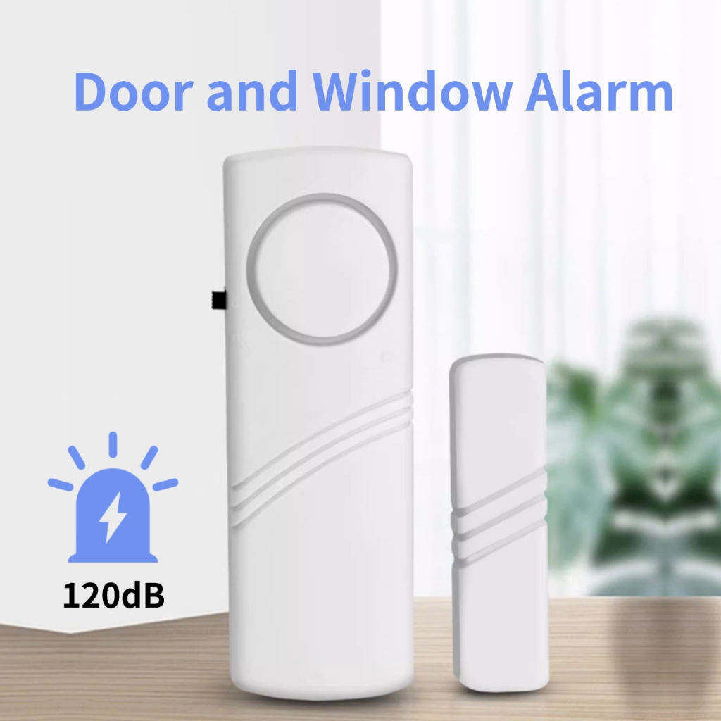 120dB Doors and Windows Entry Alarm Wireless Door and Window Entry ...