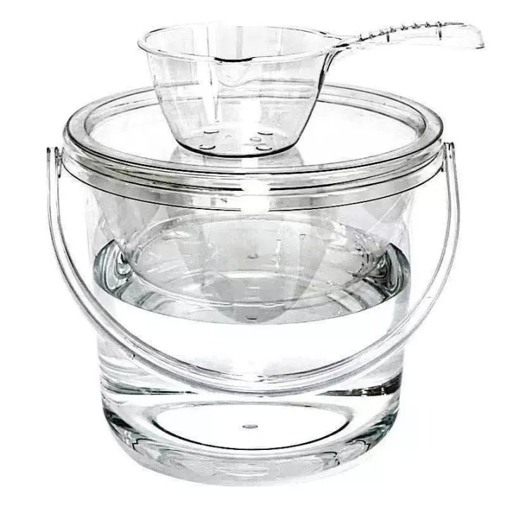 Minimalist Home Buddies-Transparent Timba Plastic Bucket Timba With Dipper And Basin Tabo ...