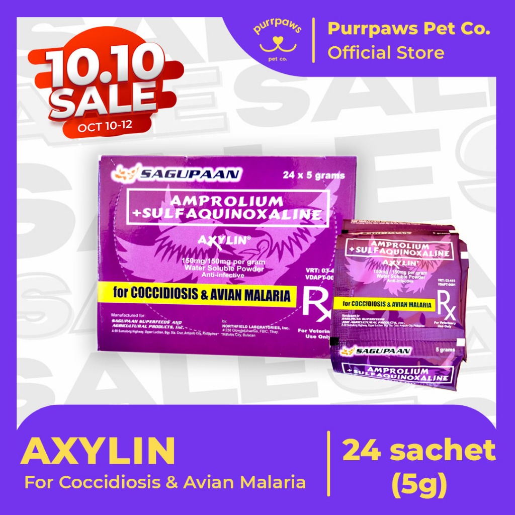 AXYLIN for gamefowl 5g (24 sachets) | Shopee Philippines