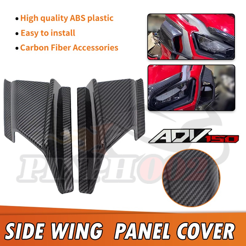 Motorcycle Headlamp Side Wind Panel Cover Fixed Wing Suitable For Honda ...