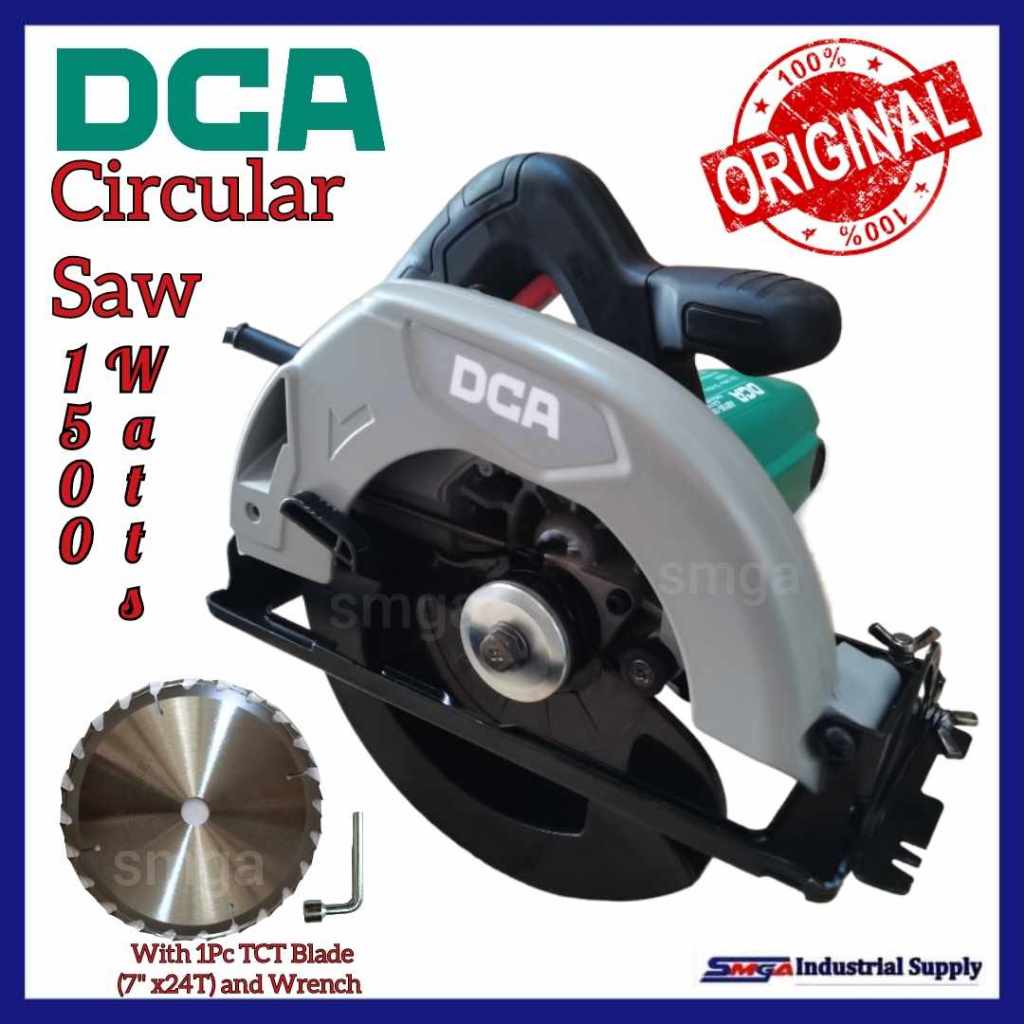 DCA Electric Circular Saw 1500w AMY06-185 | Shopee Philippines