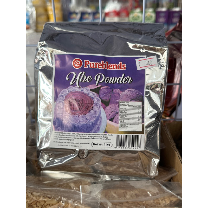 Pureblend Ube Powder 1kg | Shopee Philippines