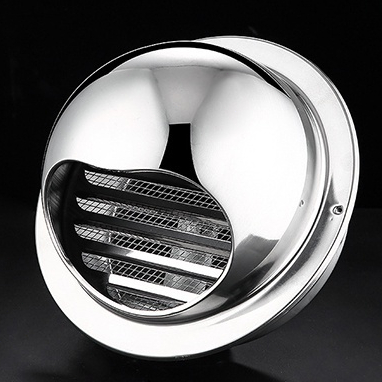 Wall vent cap Stainless Steel Wall Ceiling Air Vent Ducting Ventilation ...