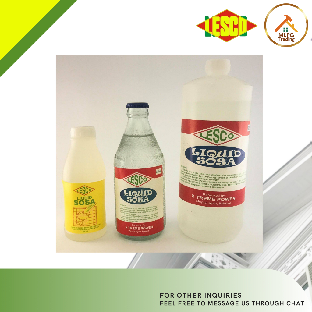 LESCO Liquid Sosa (250ML, 350cc, 1L) | Shopee Philippines