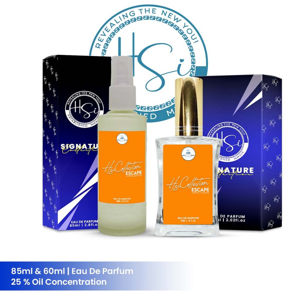 Signature Escape Oil Based Perfume 85ml by HSI Scents Collection ...