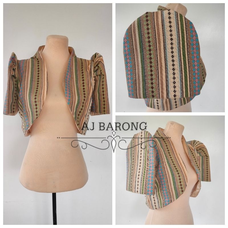 Modern Filipiniana Bolero ethnic | Shopee Philippines