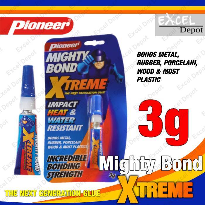 PIONEER Mighty Bond Xtreme Impact Heat & Water Resistant 1g, 3g ...