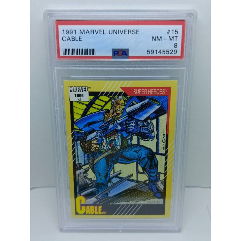 1991 MARVEL UNIVERSE Cable #15 PSA 8 | Shopee Philippines