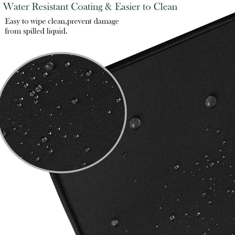 HY Plain Black Extended Gaming Mouse Mat/Pad - Xl Large, Wide (Long ...