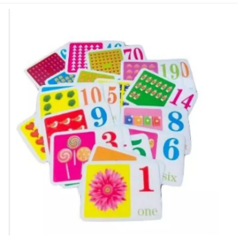 HS NUMBER 123 FLASH CARDS SET FOR BABY TODDLER PRESCHOOL KIDS EARLY ...
