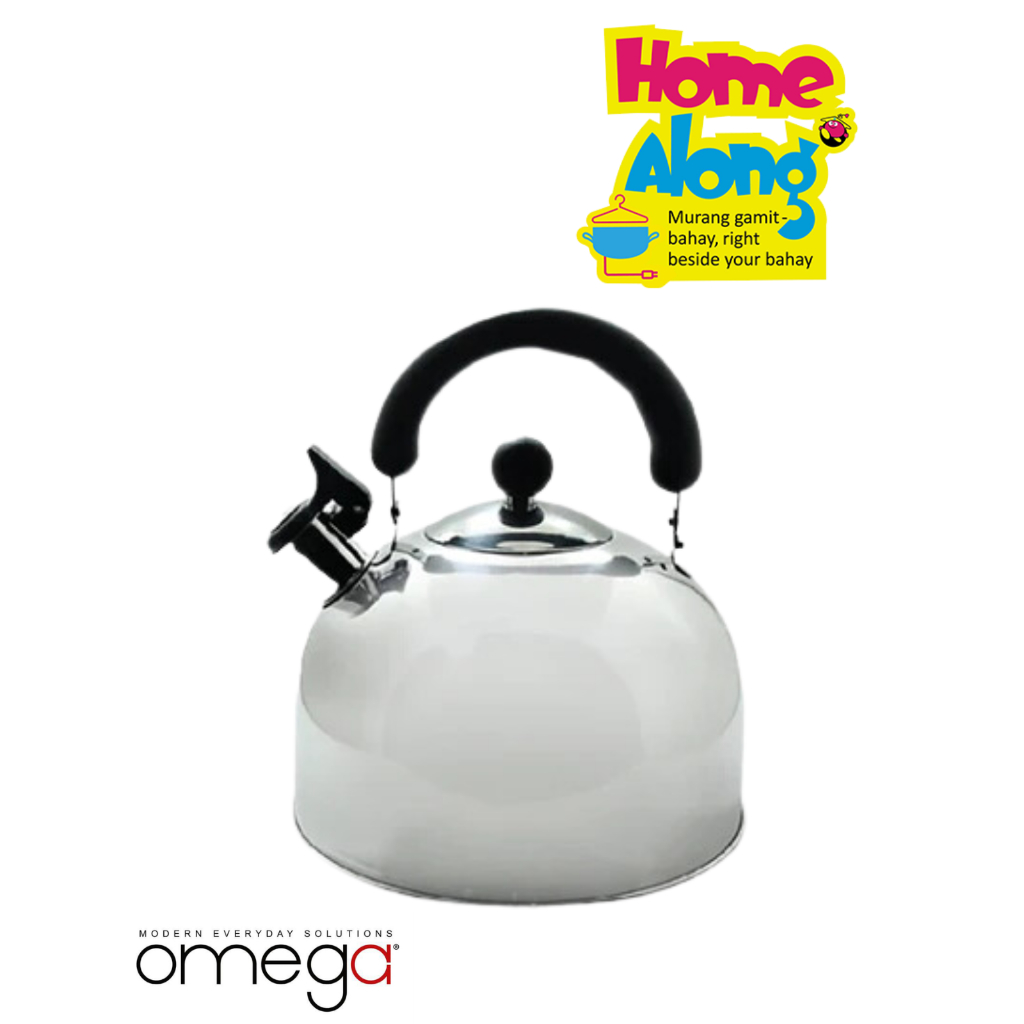 Omega Houseware Valdemar Stainless Steel Whistling Kettle | Shopee ...