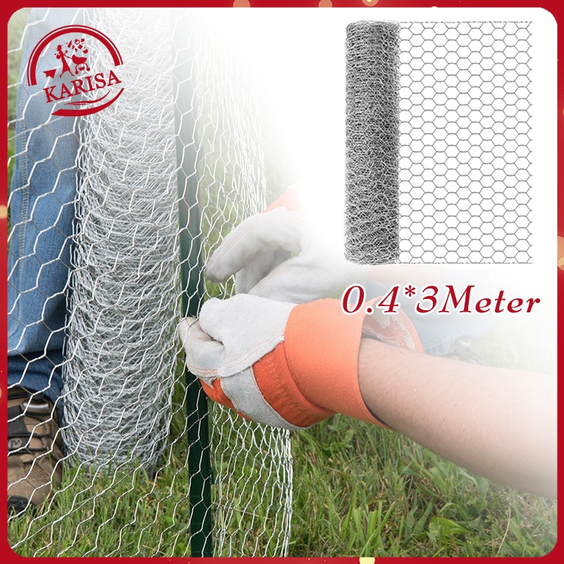 3 Meter Chicken Wire Mesh Gardening Anti-Rust Hexagonal Galvanized ...