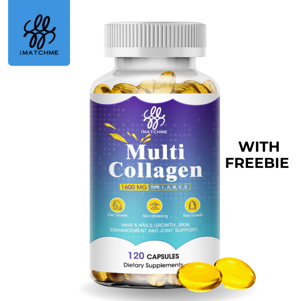 iMATCHME Multi Collagen caps Glutathione, collagen I, II, III, V, X ...