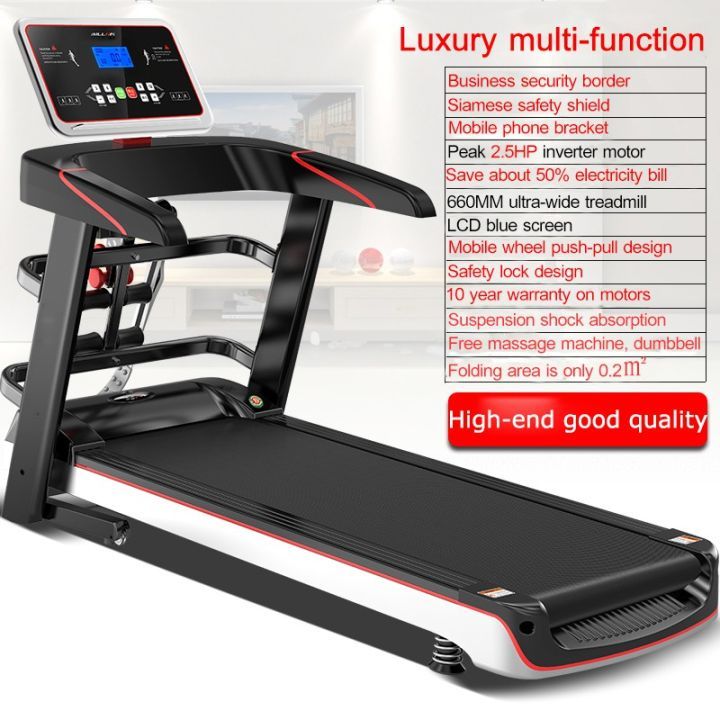 BYCON 4.0HP electric treadmill massage machine，1-16KM/H Automatic ...