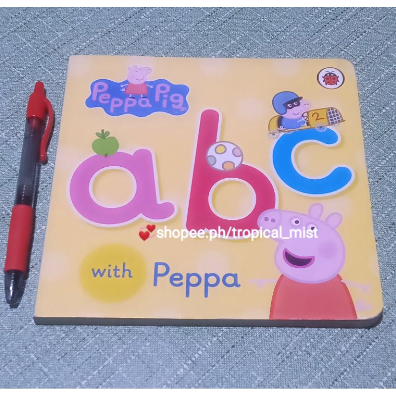 ABC with Peppa - Board Book | Shopee Philippines