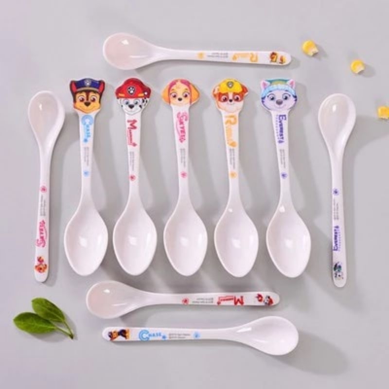 Paw Patrol Melamine Spoon Milk Spoon for Kids Skye Marshall Chase ...