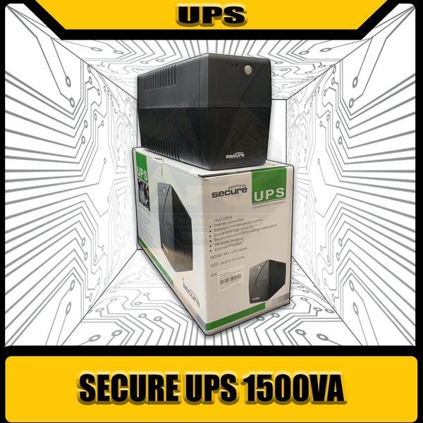 Secure UPS 1500va (Black) | Shopee Philippines