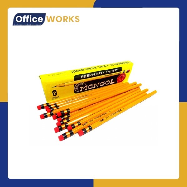 Mongol Pencil #2 sold per 12pcs/Box | Shopee Philippines