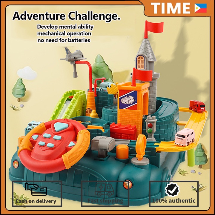 Arcade Car Racing/Car Adventure Rail Car Toy Set Assembly Track Car Set ...