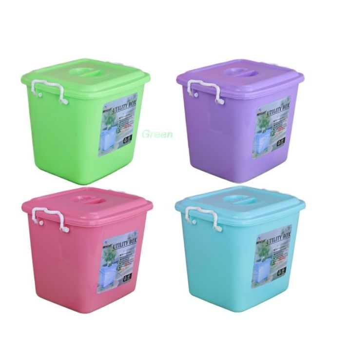 [RANDOM COLOR ONLY] High quality plastic rice box/storage | Shopee ...
