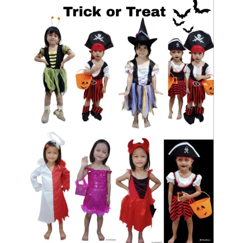 Trick or Treat Halloween Costumes for kids girl 1-6 yrs old Complete ...