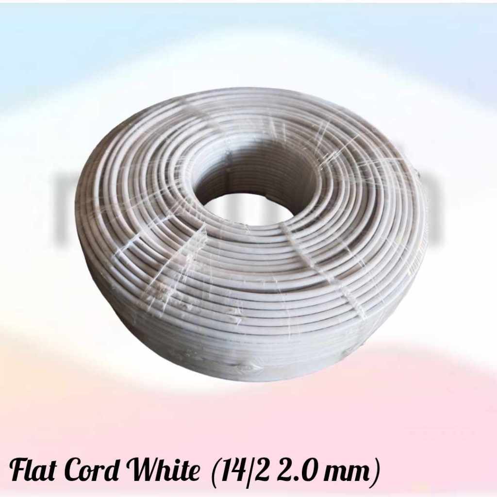 Flat Cord Duplex Electrical Wire #14/2 Pure Copper 99% 150 Meters Per ...