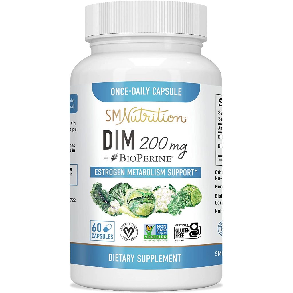Smoky Mountain Naturals DIM + BioPerine 200mg, Estrogen Metabolism ...
