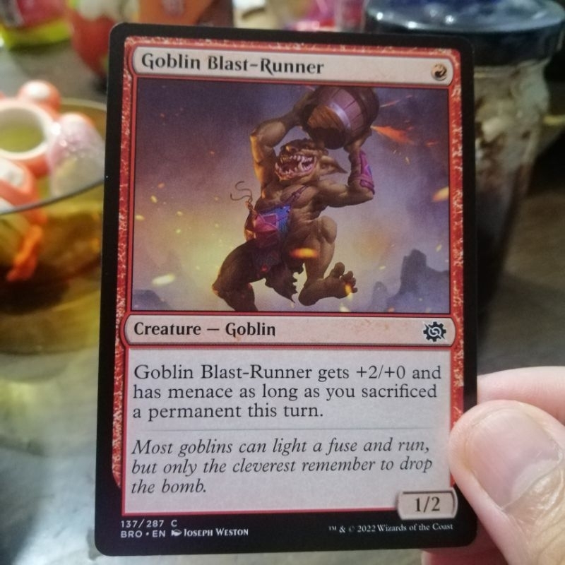 1 Goblin Blast-Runner BRO MTG card magic the gathering CCG | Shopee ...