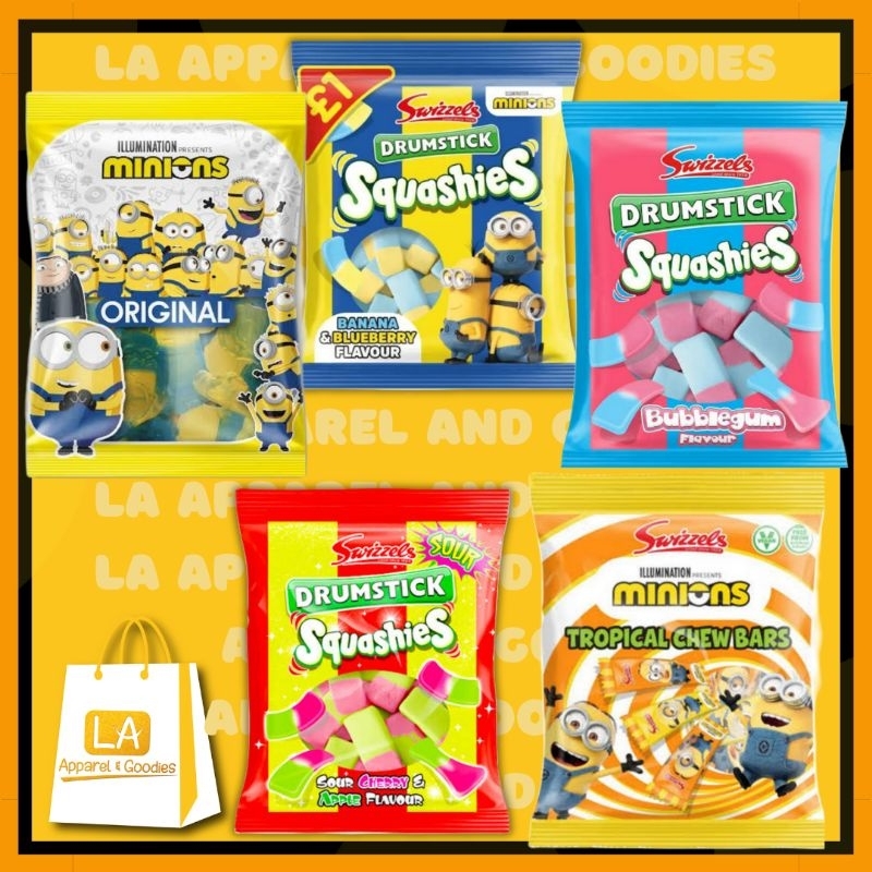 Swizzels Drumstick Squashies Sour Gummies Candy Original From UK ...