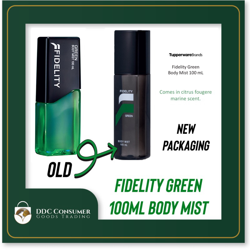 FIDELITY GREEN PERFUME / BODY MIST 100ML | Shopee Philippines