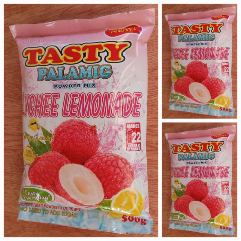 TASTY PALAMIG JUICE POWDER LYCHEE LEMONADE FLAVOR 1/2 KILO | Shopee ...
