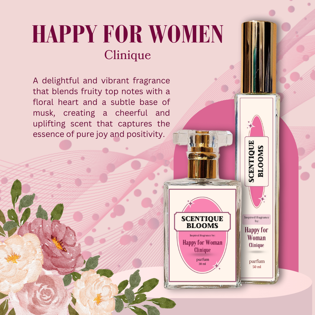 HAPPY Scentique Blooms Premium Long-Lasting Fragrance Oil-Based ...