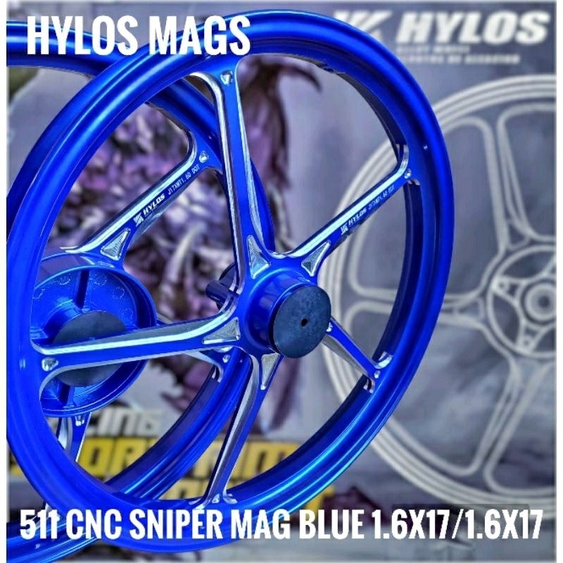 HYLOS MAGS 17 H5 M3 / Sporty / Click 125/150 / Aerox / Sniper 150 ...