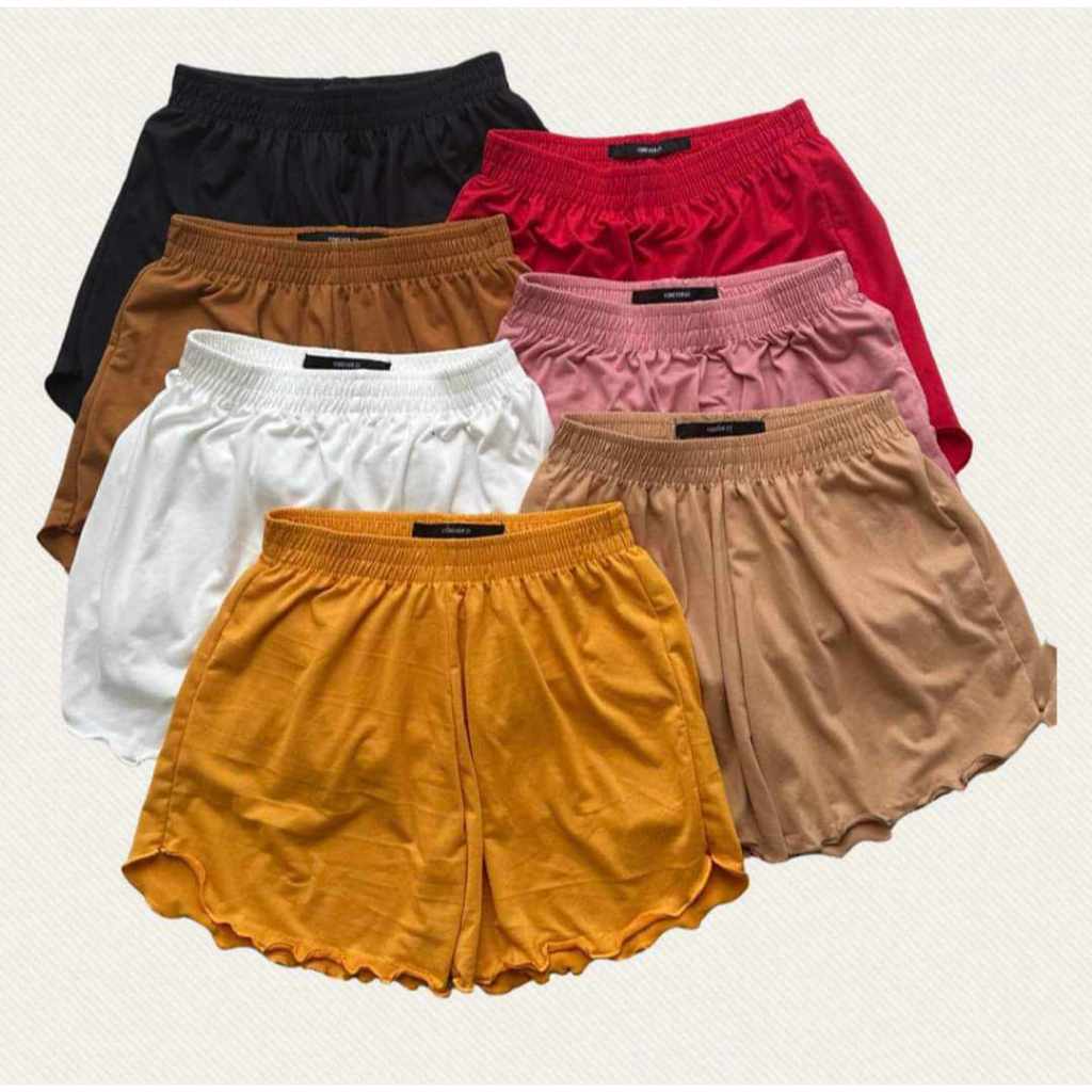 Lettuce Cotton Drawstring Shorts Pambahay Comfy Shorts | Shopee Philippines