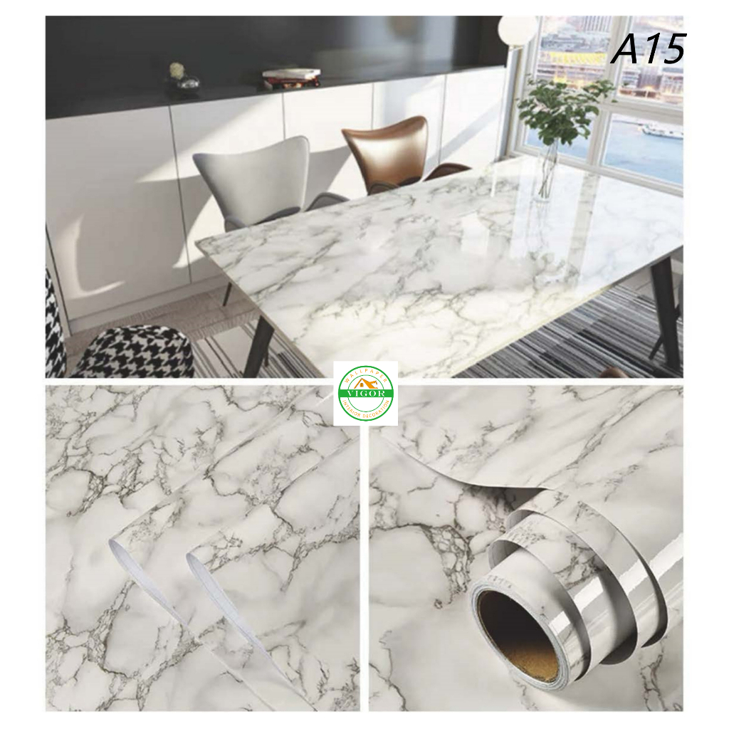 High Quality Wallpaper Marble Design 10m Self Adhesive Wallpaper ...