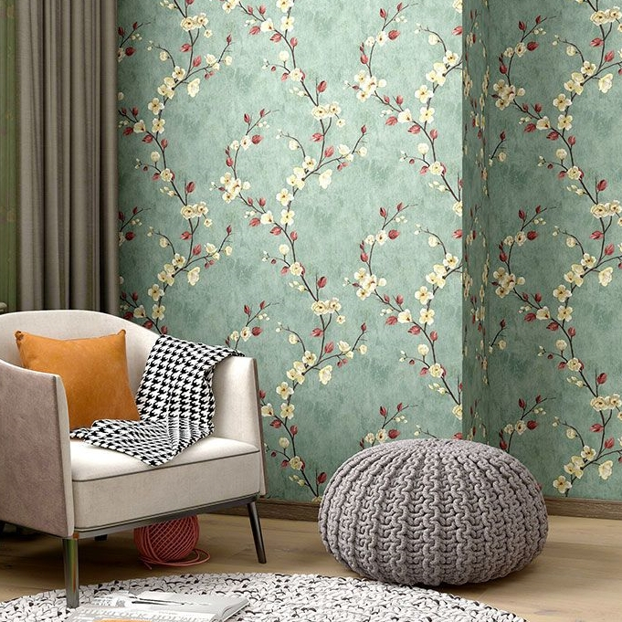 Wallpaper 10M x 45CM PVC Self Adhesive Waterproof Wallpaper Cherry ...