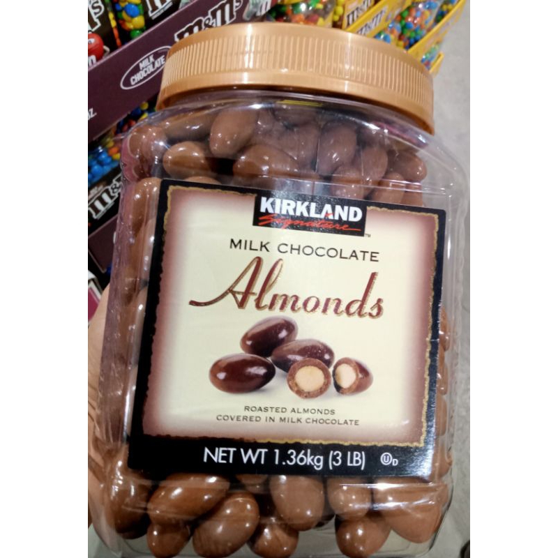 Kirkland Milk Chocolate Almonds 1.36kg | Shopee Philippines