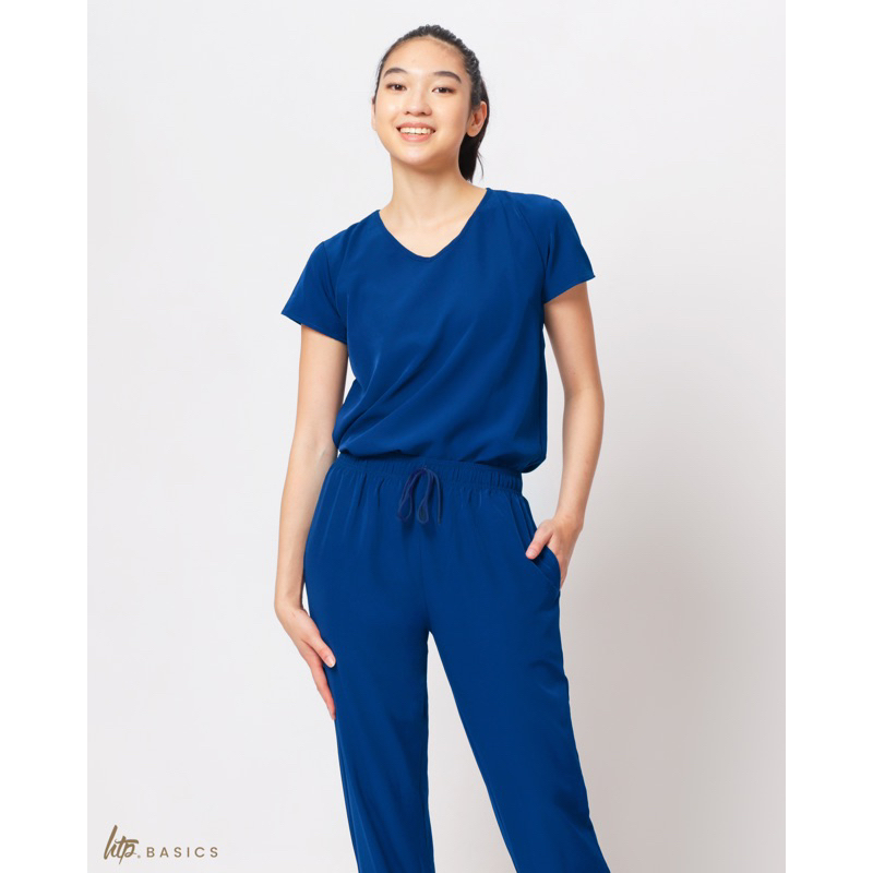 HTP Basics Women’s Unifit Scrub Suit/Scrubs for Nurse/Doctor Uniform ...