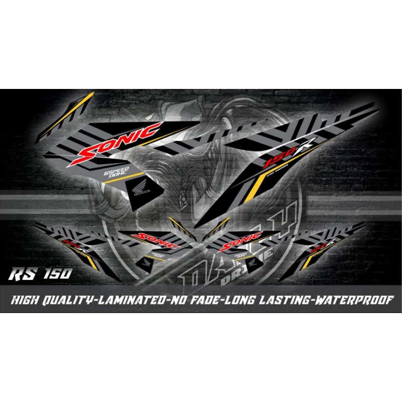 HONDA RS 150 2023 DECAL DESIGN | Shopee Philippines