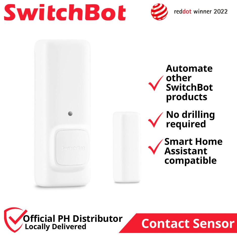SwitchBot Contact Sensor Bluetooth WiFi (need Hub) Door/Window Alarm ...